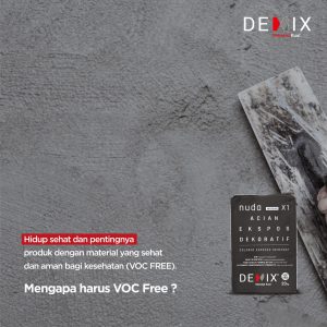 Mortar Instan dengan VOC Free, Aman Bagi Kesehatan dan Lingkungan - Demix
