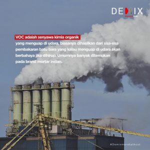 Mortar Instan dengan VOC Free, Aman Bagi Kesehatan dan Lingkungan - Demix