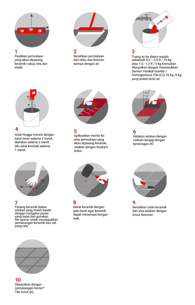 Demix C2 Perekat Granit Terbaik - PROMO DESEMBER 2025⭐
