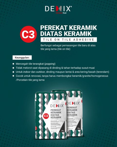 Tanpa Bongkar! Ini Tips Pasang Keramik di Atas Keramik - Demix
