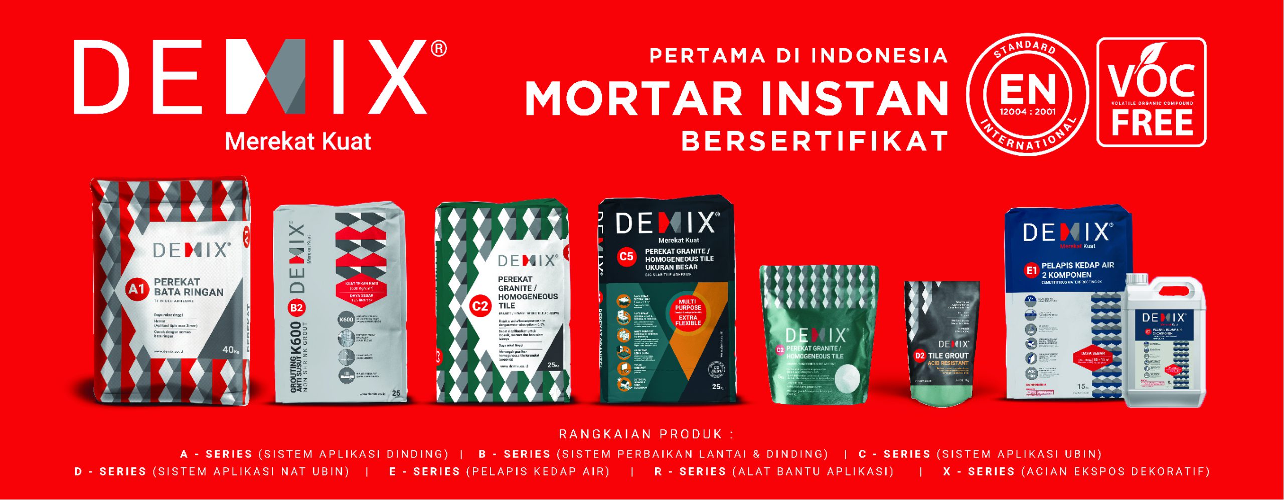Produk Demix Mortar - PROMO MARET 2025⭐