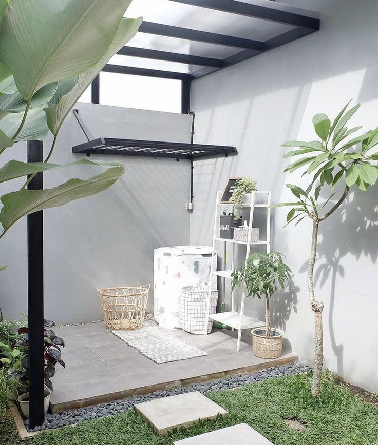 5 Inspirasi Desain Ruang Cuci Jemur Minimalis Lantai Dua - Demix