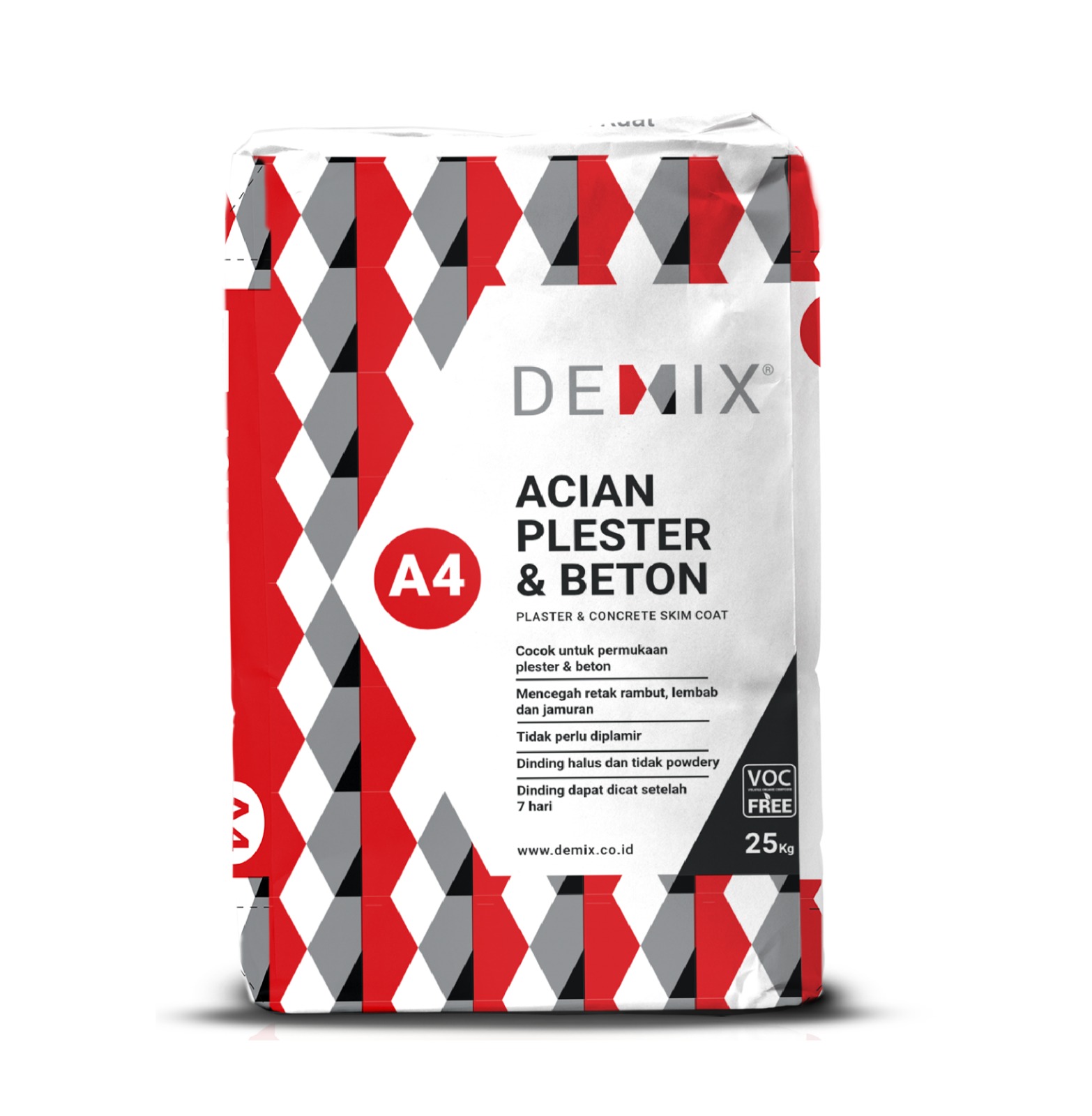 Demix A4 Mortar Plester Acian Beton - PROMO DESEMBER 2025