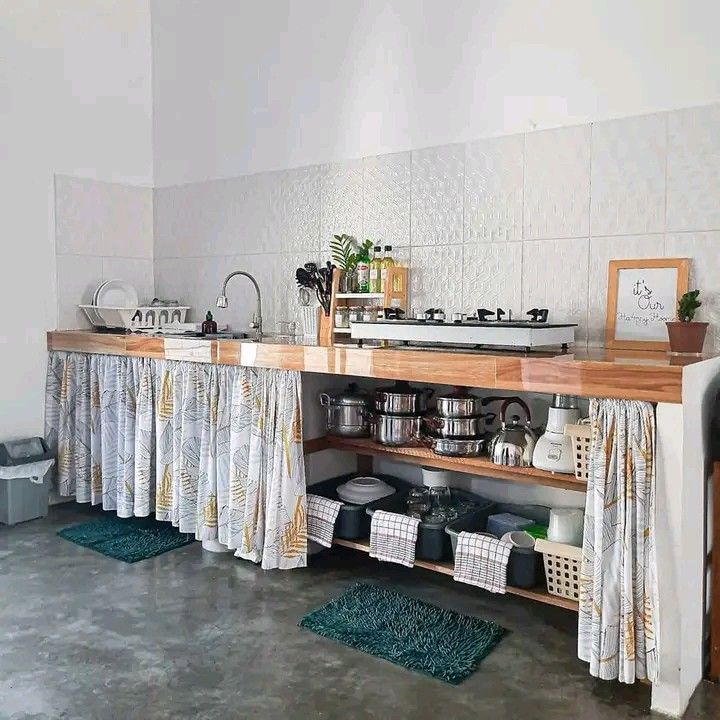 5 Desain Dapur Sederhana Tanpa Kitchen Set, Tetap Indah Loh - Demix