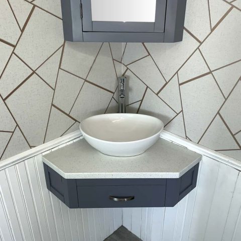 Desain Wastafel Kamar Mandi Minimalis yang Simpel - Demix